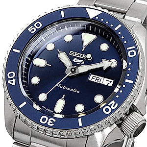 Seiko SRPD51 5 Sports Men's Watch Silver-Tone 42.5mm Stainless Steel