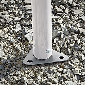 Car Canopy 12x20 Large Steel-Framed Carport and with Waterproof 50+ UPF Commercial Grade Cover and Enclosure Kit with Zippered Door