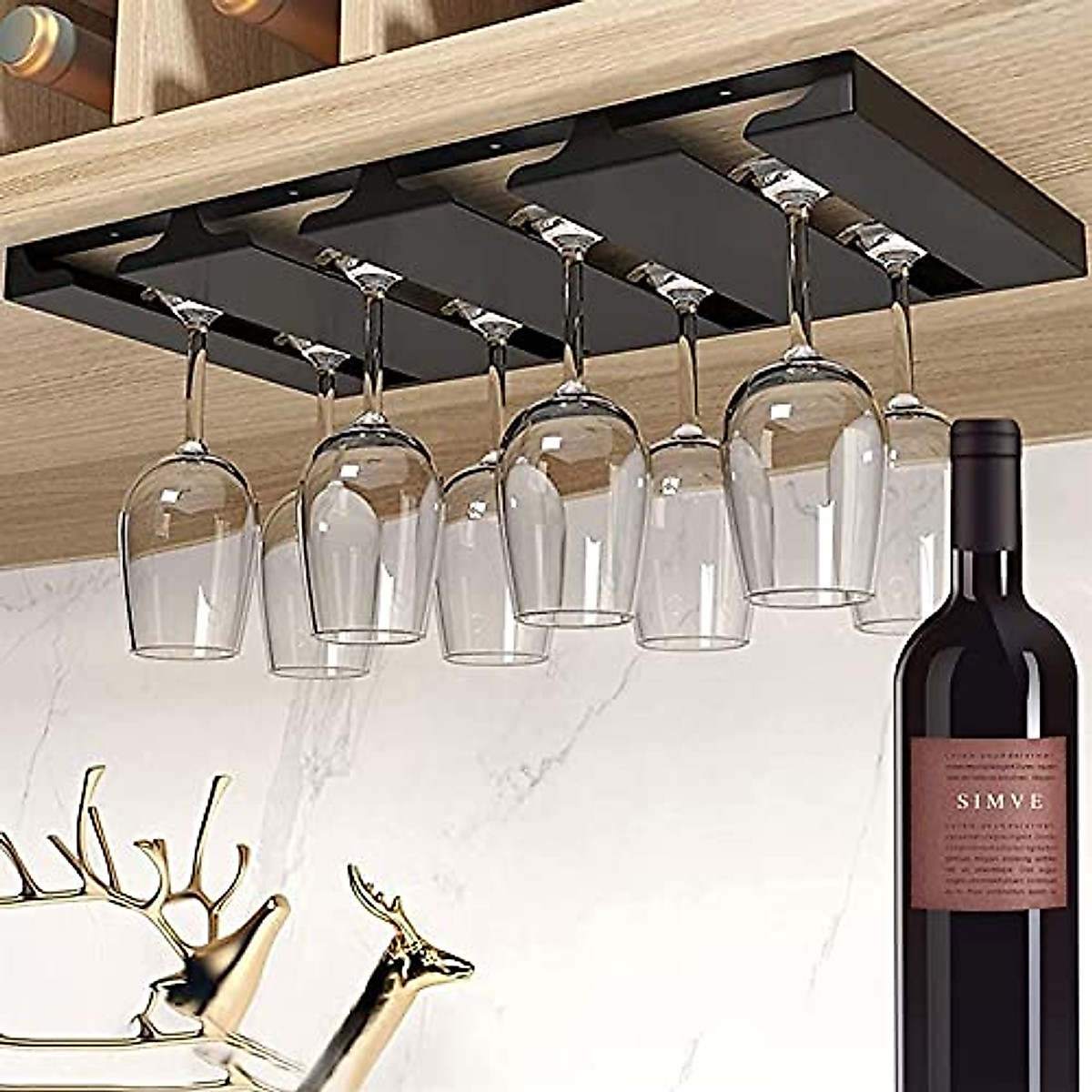 Metal Wine Glass Holder, Wine Glass Holder, Wine Glass Holder Wine Rack Kitchen Decoration