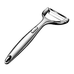 Vegetable Peeler Potato Peelers for Kitchen Y-Shaped Stainless Steel Peeler with Ergonomic Non-Slip Handle & Sharp Blade - Straight blade