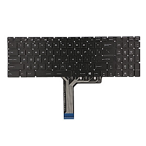 Replacement Keyboard for MSI GS75 GE75 GF75 GE72 GP75 GT72 GE72VR GL75 GL72 GP62 GL72 GL65 GL62 GL62M GL63 GS63 GS63VR GE63 GE62 Series Laptop with Backlit US Layout