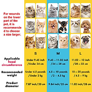 EWES Cat Cone Collar Soft M Size Alternative Neck Cones to Stop Licking for Cats Dogs Kitten Comfy Elizabethan Collars After Surgery Neuter Cat Dog Donut Collar for Pet e Collar Recovery Shame