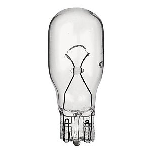 10 Pack 18 Watt T5 Wedge Base 12 Volt 20000 Hour Clear Xenon Lightbulb, Yellow
