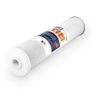 AQUABOON 5 Micron 20" x 4.5" KDF, Sediment & CTO Carbon Block Replacement Filter Cartridges Set | 1 set, 3 filters in a Set | COMPATIBLE WITH: EP20-BB, 2C-20BB, 155358-43, DGD-5005-20