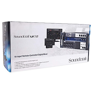 Soundcraft Ui16 16 Input Digital Mixer+Wifi+App Control+Recording+Rack Case Bag