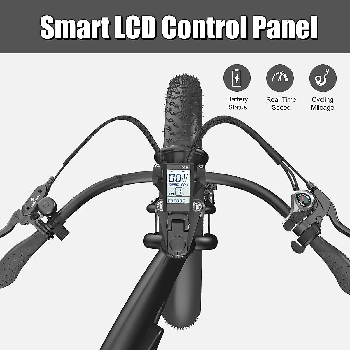 Hidoes 1200W Electric Bike for Adults, Fast Dirt Bike, E Bike with 26" Fat Tire Ebike, Fast Charge 48V 18.2Ah Battery 37.2Mph 35Miles Mountain Bike