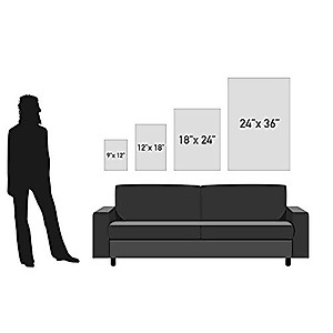 Long Lake Loon & Chick Professionally Framed & Matted Art Print from Illustration by Artist Joanne Kollman Framed Art Size: 24" x 30"