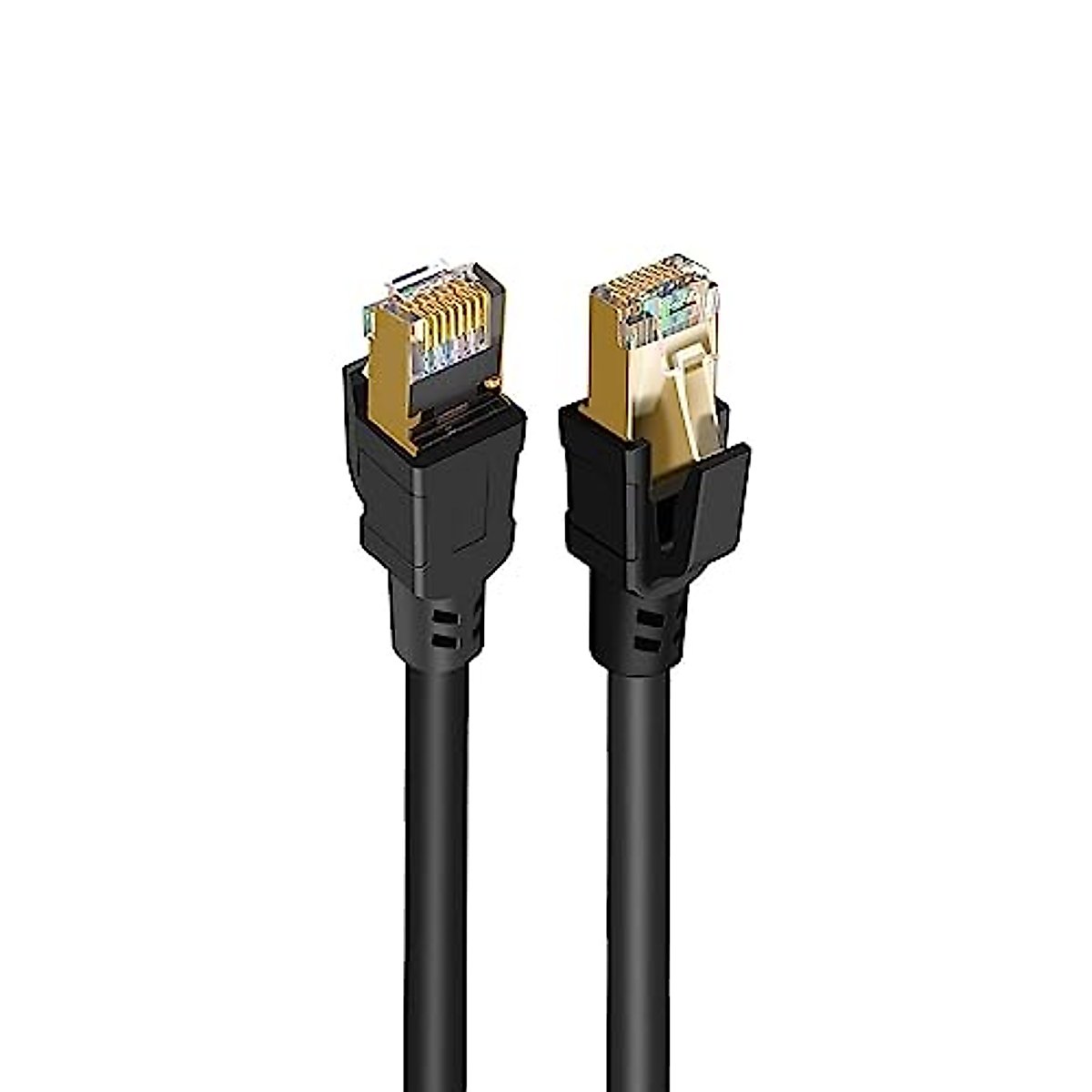 CableCreation Cat8 Ethernet Cable 1.6ft Short, 40Gbps Network Patch Shielded Heavy Duty Cable, 2000MHz SFTP Internet LAN RJ45 High Speed Gaming Cord for PS5 PS4, Xbox, Modem, Router, 0.5M