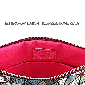 Otto Angelino Designer Women’s Bohemian & Fashion Clutch Purse - Multiple Slots Money, Cards, Smartphone - Ultra Slim