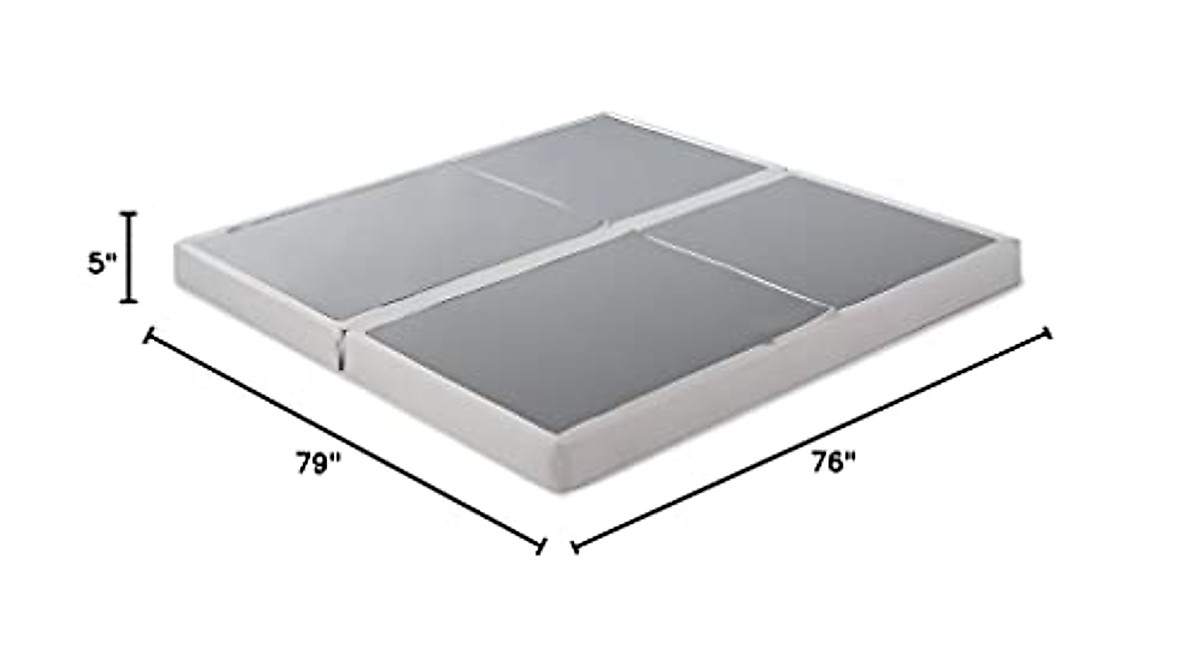 Zinus No Assembly Metal Box Spring - Low Profile, Tool-Free Setup