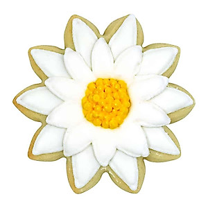 R & M International Daisy Soft-Grip Cookie Cutter, One Size, Yellow