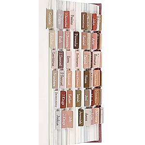 Earth Tone Bible tabs, Large Print Laminated Bible tabs for Women and Men, Easy to Read, Easy to Apply, Bible Journaling Tabs