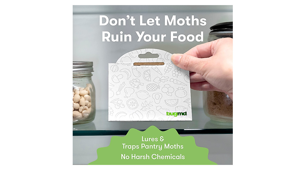 BugMD Pantry Pest Traps - Effective Moth Killer for Kitchen