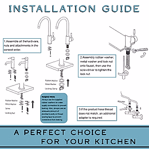 Strictly Sinks Pull Down Kitchen Faucet – Kitchen Faucet with Pull Out Sprayer & 360° Swivel Spout, Faucet for Kitchen Sink with Spray & Stream Modes (Black & Gold Finish)