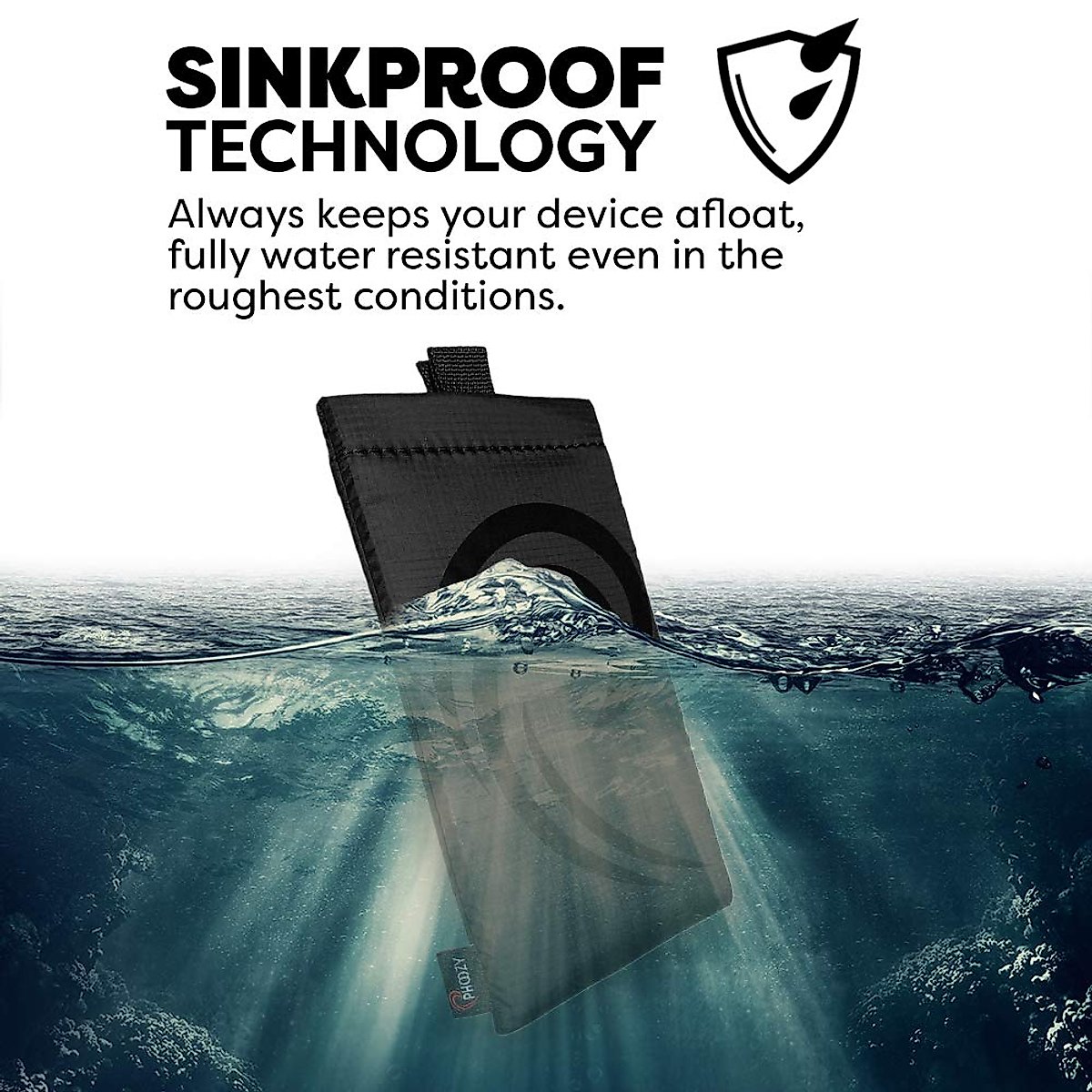 PHOOZY Apollo II Thermal Phone Case with AGION Lining and Keyring + Cross Body Strap for Easy Carry of The Apollo