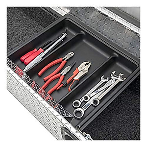 UWS SL-69-LP-R 69" Low Profile Single Lid Crossover Truck Box with Secure Lock Handles and Rails