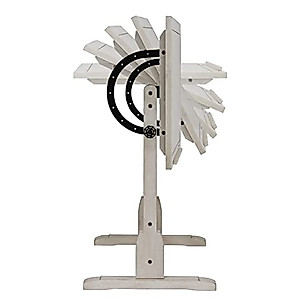 SD STUDIO DESIGNS Vintage Solid Wood Drawing/Drafting Table with 36" x 24" Angle Adjustable Top, 36", Coastal Whitewash