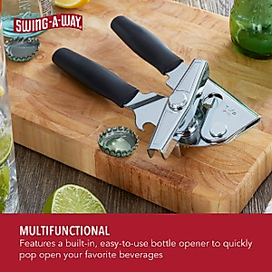 Swing-A-Way Portable Can Opener, Black 7-Inch