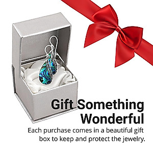 Shop LC Abalone Shell 925 Sterling Silver Dangle Drop Earrings Beach Fashion Jewelry Gifts for Women Birthday Gifts