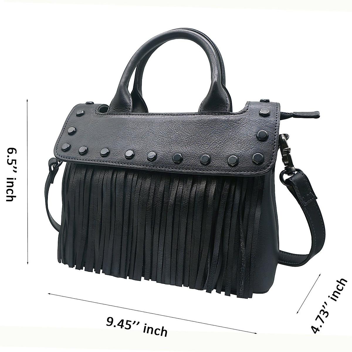 Womens Satchel Crossbody Bag Ladies Purses and Handbags Tote Bag(Black)