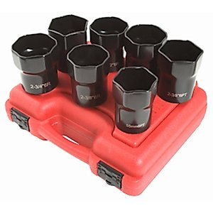 SUNEX TOOLS 2847 1/2-Inch Drive Wheel Bearing Lock Nut Set, 7 Piece