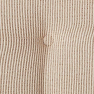 Klear Vu Omega Non-Slip Universal Chair Cushions for Dining Room, Kitchen and Office Use, U-Shaped Skid-Proof Seat Pad, 15x16 Inches, 4 Pack, 14 Natural