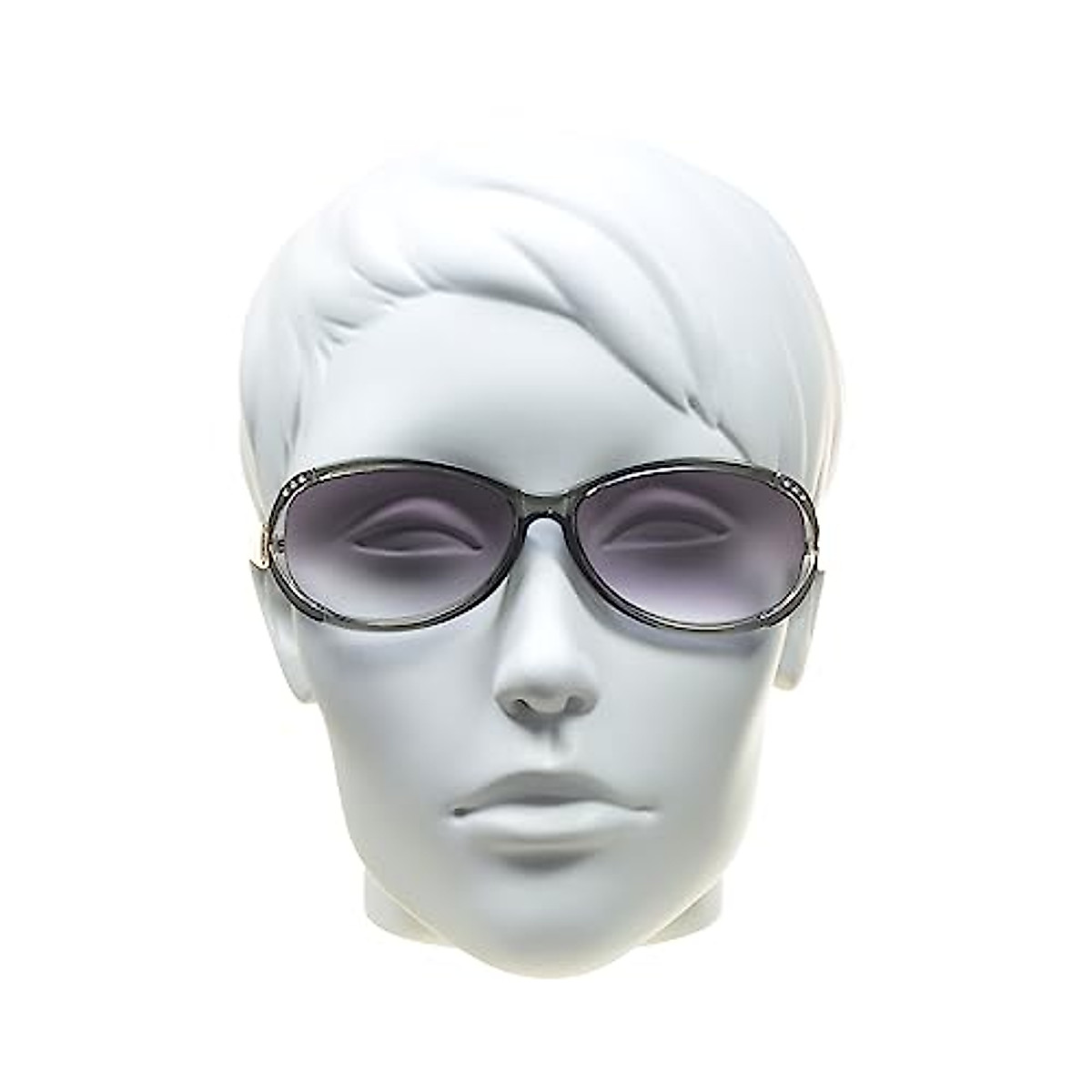 proSPORT Reading Sun Glasses +1.50 Tinted Smoke Lens Black frame with Silver with Rhinestones for Women