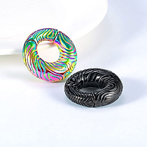 PUNKYOUTH 0g(8mm) Stainless Steel Ear Hanger Weight for Stretching Ear Lobe Women Men Dangle Plugs Tunnels Body Piercing Jewelry Kit