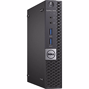 Dell OPTIPLEX 7040 6th Gen Micro Business Desktop Computer, Intel Quad Core i5 6500T up to 3.1GHz, 8G DDR4, 1T HDD, WiFi, BT 4.0, USB 3.0, HDMI, DP, Win 10 64-Bit Supports EN/ES/FR(CI5) (Renewed)