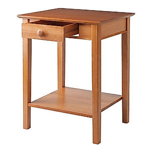 Winsome Studio Beech Wood End/Printer Table, Honey (99323)