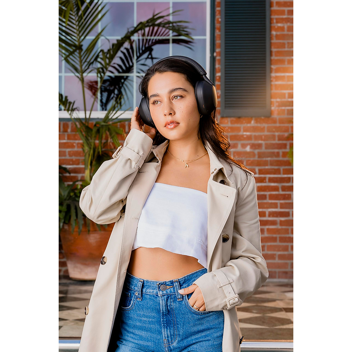 Sony WH-1000XM5 Wireless Industry Leading Headphones with Auto Noise Canceling Optimizer, Crystal Clear Hands-Free Calling, and Alexa Voice Control, Black