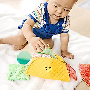 Melissa & Doug Multi-Sensory Soft Taco Fill & Spill Infant Toys For Babies, Baby Toys For Ages 6 Months And Older