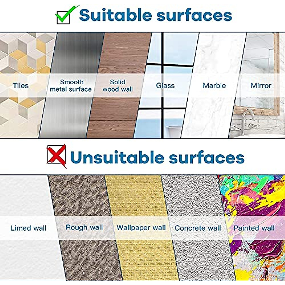 Alayaglory Large Adhesive Hooks 22Ib(Max),Waterproof and Rustproof Wall Hooks for Hanging Heavy Duty,Stainless Steel Towel and Coats Hooks to use Inside Kitchen Bathroom Home Office 8 Pack