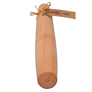 French Rolling Pin Solid Rock Maple Handmade from Adult & Teen Challenge - 20" x 2" - Tapered Handles