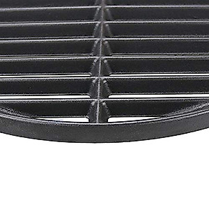 Uniflasy 18 Inch Cast Iron Cooking Grate for Kamado Joe KJ-HCICG Classic Joe KJ-23RHC Classic II KJ23NRHCI Classic III Stand-Alone Classic, Vision Grill VGKSS-CC2, B-11N1A1-Y2A