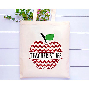 LIBIHUA Teacher Stuff Apple,Shoulder Bag Shopping Bag Tote Bag Gift,Appreciation Gifts for Teachers,Birthday Christmas Gifts for Teachers …