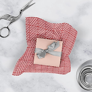 Reversible Gift Wrapping Paper-Rolled 5 Sheets-Game-Includes Ribbon and Double-sided Tape-Unique Design for Anniversary Birthdays Valentine's Day Party Christmas Holiday Present(33"" X 17.5"" each sheet)