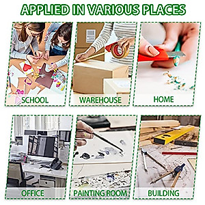 TIFICAL 12 PCS Box Cutter, Utility Knife 9mm Wide Snap-Off Blades, Box Cutter Retractable for Cutting Cardboard Boxes, Compact Box Knife, Box Opener, Exacto Knife for Home, Office, Craft, DIY, Hobby