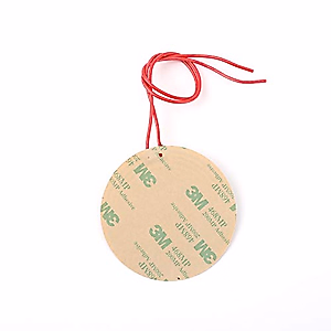 4 PCS Film Heater Plate Adhesive Pad, Icstation PI Heating Elements Film Round 12V 13W Adhesive Polyimide Heater Plate 70mm