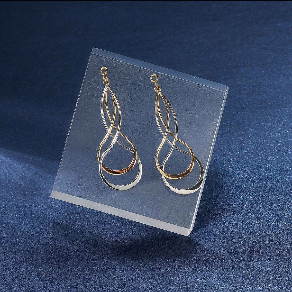 Ross-Simons Sterling Silver and 14kt Yellow Gold Earring Jackets