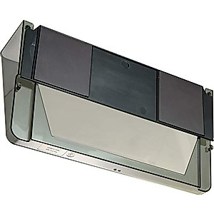 Officemate Magnetic Wall File Letter Size, Smoke (21451)