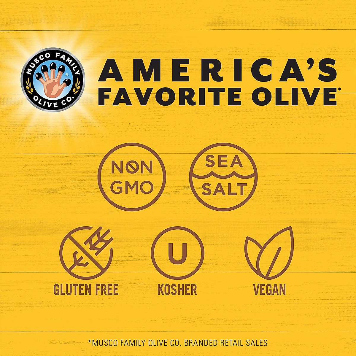 Early California, Ripe Pitted, Large Black Olives, 6 oz, 6-Cans