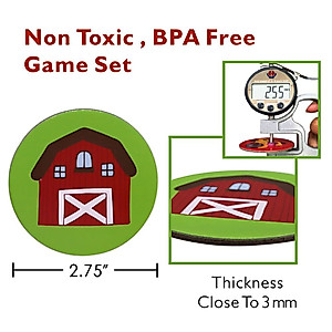 KiDEPOCH Memory Match Game – 16 Matching Pairs Preschool Memory Games Featuring Barnyard Element, Non Toxic Educational Memory Matching Game, Perfect for Kids, Toddlers, 3 Year Old or Up