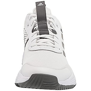 adidas Men's Own The Game 2.0 Basketball Shoe, White/Black/Grey, 10