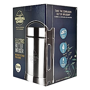 Pulsar Herbal Chef Electric Butter Infuser | Infuse Oils and Butters with the Press of a Button