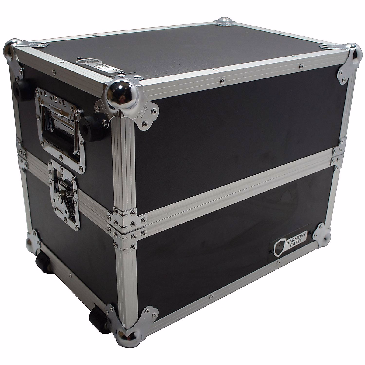 Harmony Audio Case HCLPHWE Rolling Flight Case Wheels & Handle 100 LP Vinyl Records