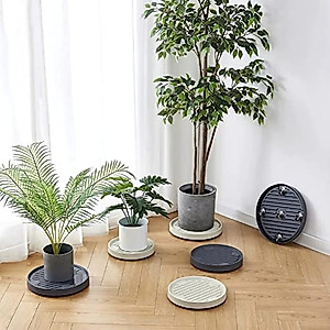 RUDINO,Plant Roller Base,Plant Dolly,Plant Caddy With Wheels,Rolling Plant Stand,Plant Caddy With Wheels Heavy Duty,Round Plant Roller Base For Vertical Planting Troughs,Patio Umbrella Base,Plant Pots