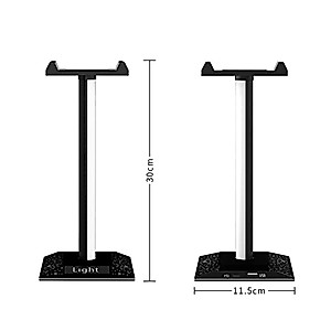 KANTUTOE RGB Gaming Headphone Stand Light with USB Port RGB Gaming Stand Light for Desktop PC Gaming Headset Accessories, Best Gift for Husband, Kids, Boyfriend