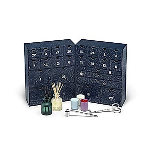 APOTHEKE Luxury 25 Day Advent Calendar - Limited Edition, 20 Candles, 5 Candle Accessories, Christmas Gift, Holiday, Strong Fragrance, Aromatherapy, Long Lasting, Hand Poured in USA, Artisan, Soy Wax