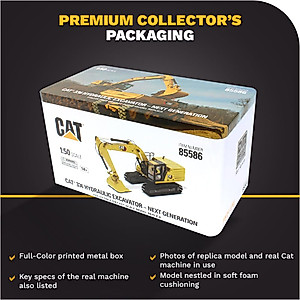 Diecast Masters 1:50 Caterpillar 336 Next Generation Hydraulic Excavator | High Line Series Cat Trucks & Construction Equipment | 1:50 Scale Model Diecast Collectible | Diecast Masters Model 85586